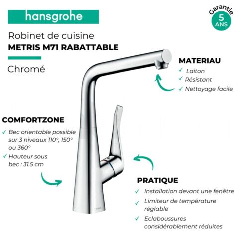 Robinet Cuisine Rabattable Hansgrohe