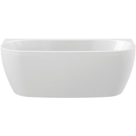 Baignoire semi îlot murale 170 x 75 LEDA Greta monoline