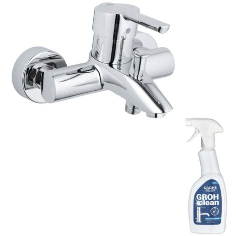 GROHE Mitigeur bain douche Feel Chromé + nettoyant Grohclean