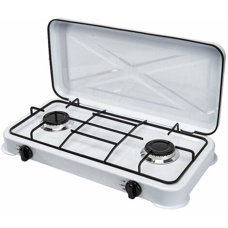 Tragbarer Kochherd BB GPL Gas 2 -Fires in Niklas Stahl