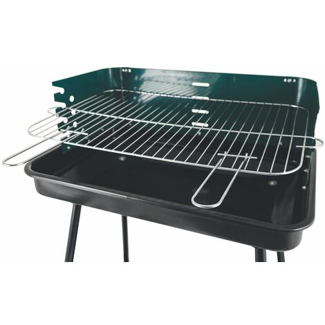 BBQ Rechteckig Grill in Metall entfernbar gegrilltem gegrilltem Stahl ...