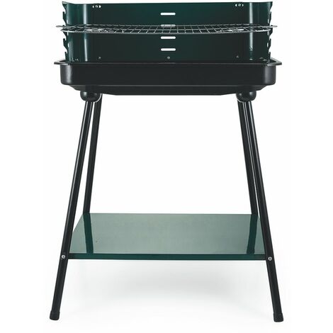 BBQ Rechteckig Grill in Metall entfernbar gegrilltem gegrilltem Stahl ...