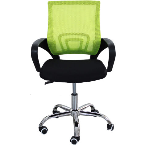 Büro -Sesselstuhl mit verstellbarem fluoreszierendem gelben Hintergrund ...