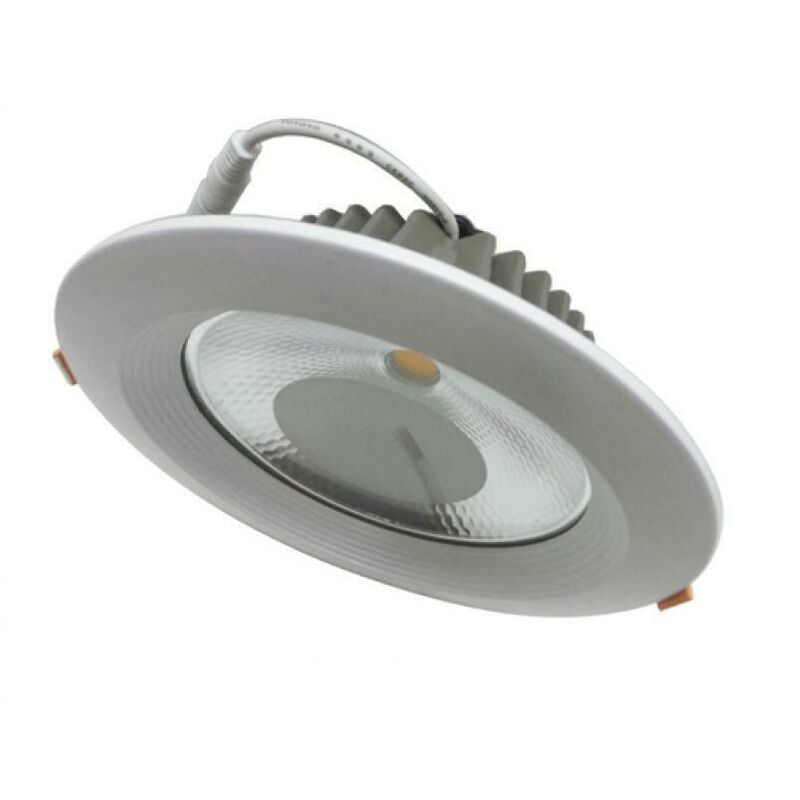 Spot encastrÉ À led 20w round cob avec ressorts et driver inclus 3000k