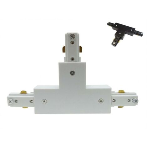 Connecteur t track led couleur blanche joints kit d'Éclairage sur rail ...