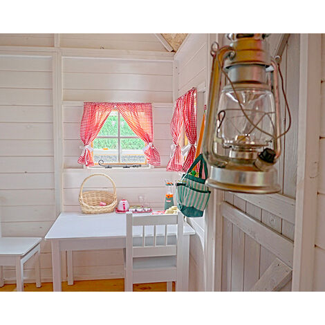 Spielhaus auf Stellen mit Rutsche SUPER CASERIO - 250 x 250 x 322 cm ...