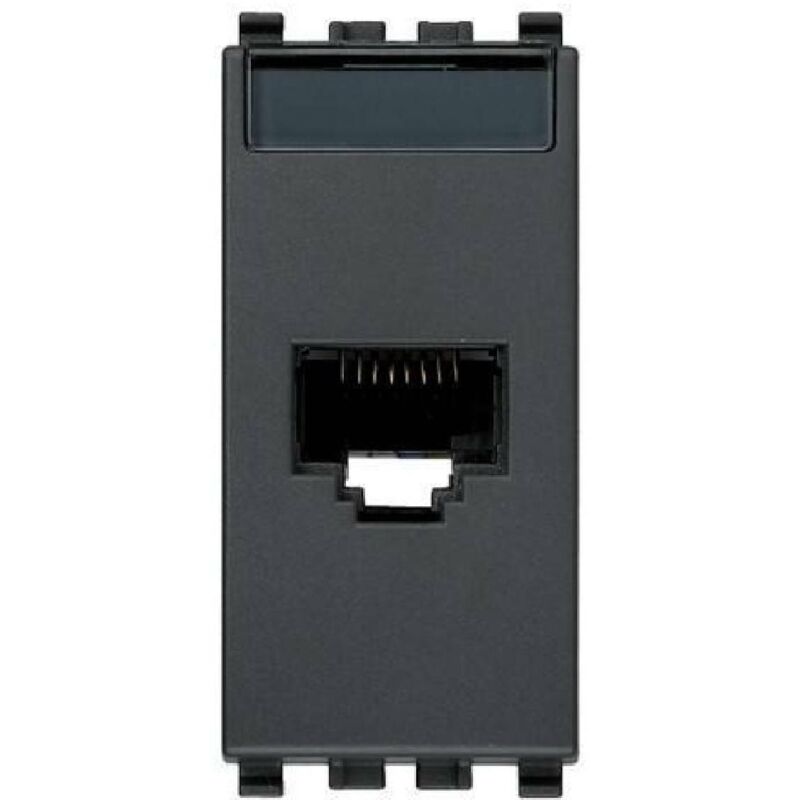 Vimar Eikon RJ45 Netsafe Cat5e UTP socket grey