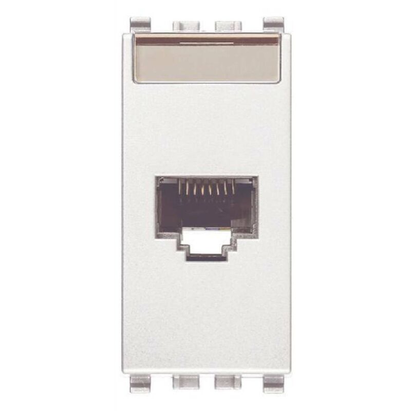 Vimar Eikon RJ45 Netsafe Cat6 UTP Socket White 20339.13.B