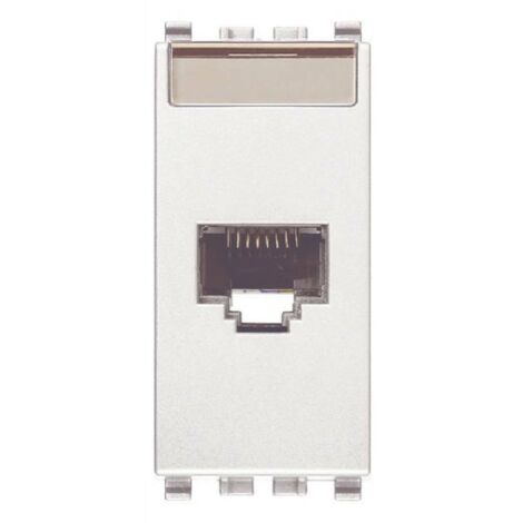 Vimar Eikon RJ45 Netsafe Cat6 UTP Socket White 20339.13.B