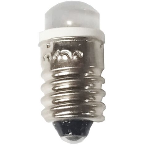 Lampe led 230V E10 10x22 mm blanc Ave S44 0230LDW/E10