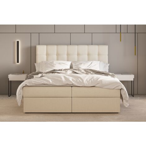 Kontinentalbett, Boxspringbett, Bett mit bettkasten, Bonell-Matratze ...