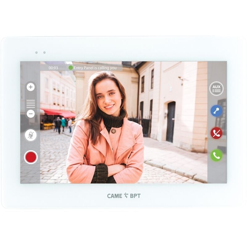 Videocitofono Vivavoce Ip CAME BPT XTS 7IP WH WIFI 840CH-0060 Posto Interno