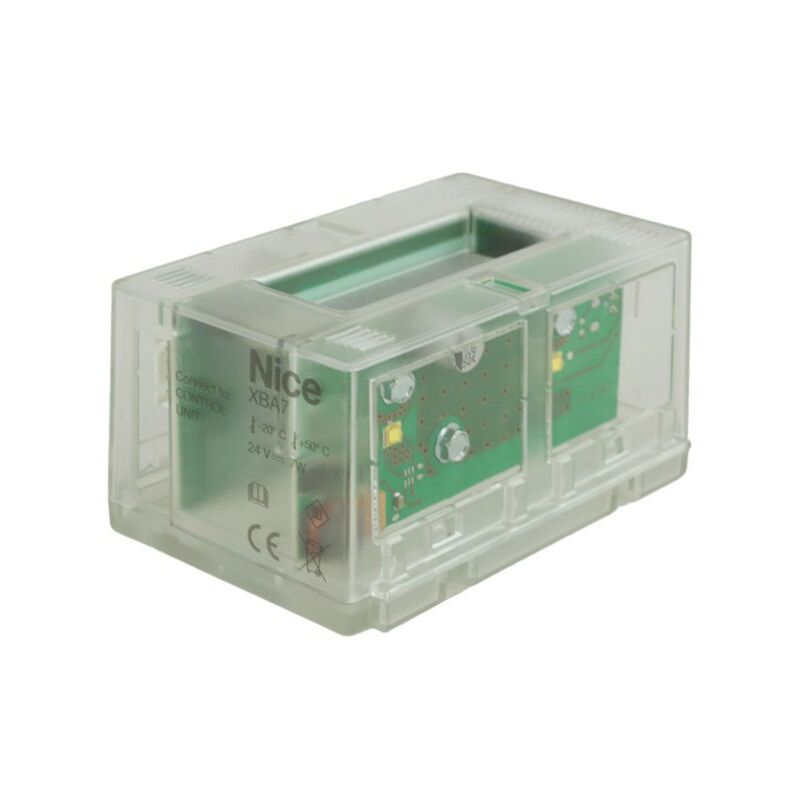 Luz intermitente integrable en la tapa Para SBAR MBAR LBAR NICE XBA7