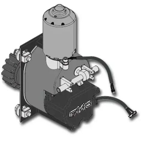 Motorreductor integrado para puerta corredera 24V FAAC C4000I 109001