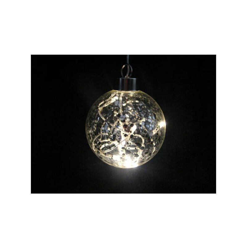 Bola cristal luz LED transparente