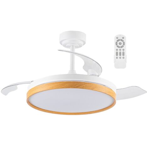 Ventilador LED aspas plegables Tamero Haya CCT Dim (72W)
