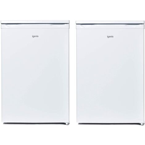 Igenix Freestanding Under Counter Larder Fridge & Freezer Set, White ...