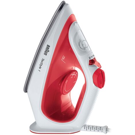 Braun Steam Iron, 1900W Texstyle 1, Red