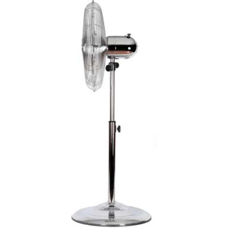 Igenix 16 Inch Pedestal Fan, 3 Speeds, Chrome - DF1660