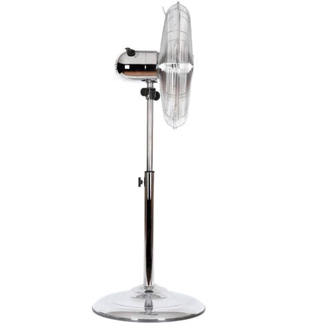 Igenix 16 Inch Pedestal Fan, 3 Speeds, Chrome - DF1660