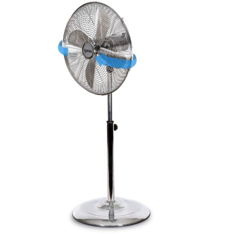 Igenix 16 Inch Pedestal Fan, 3 Speeds, Chrome - DF1660