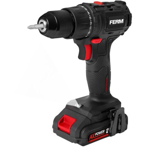 FERM - AX-Power - Taladro inalámbrico - 20V - Incluye batería y ...