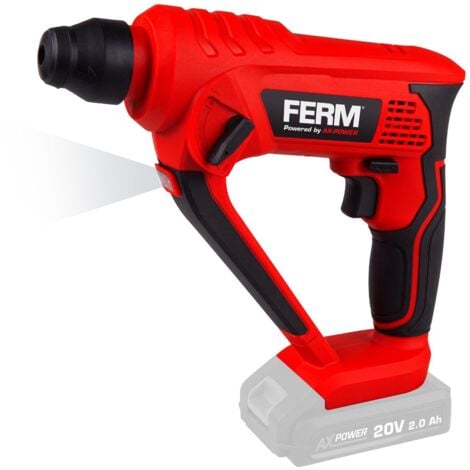 FERM - AX-Power - Taladro percutor inalámbrico - 20V - Sin batería ni ...