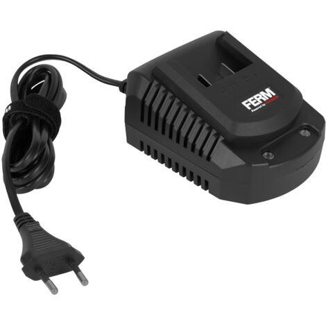 FERM AX-Power - Cargador rápido 20V - Base de carga rápida