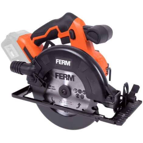 FERM - AX-POWER - Sierra circular inalámbrica - 20V - sin batería ni ...