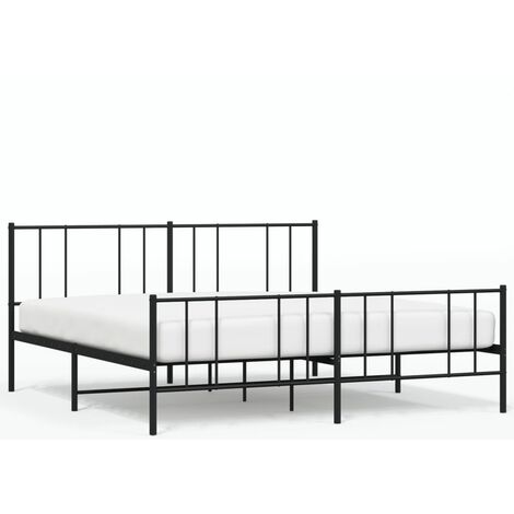 Bettgestell für Erwachsenenbett,Bettrahmen,Bettgestell mit Kopf- und ...