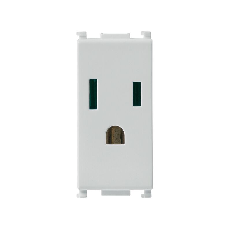 Sicury-Steckdose 2P+E 15A Usa+Saso Silber VIMAR 14242.SL