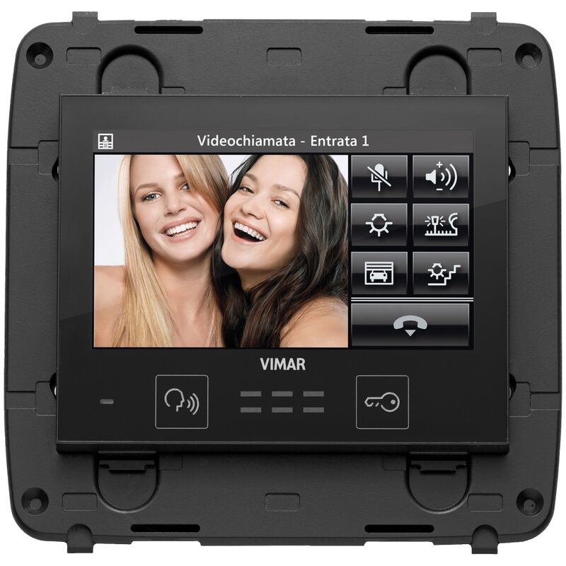 Video-Touchscreen 4,3 Zoll Fullflat Grau VIMAR R21554