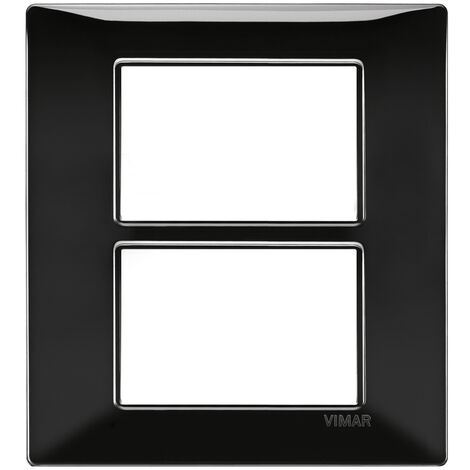 Platte 6M (3+3) Schwarz VIMAR 14659.05