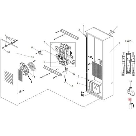 Kondensator Pp 16 Uf Mf 400V Ul-Erkennung Originalersatzteil FAAC 7600525