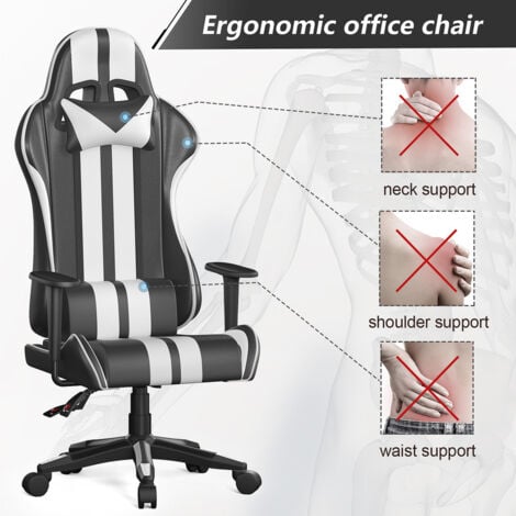 Office chair Game chair High back office chair with cushion and ...