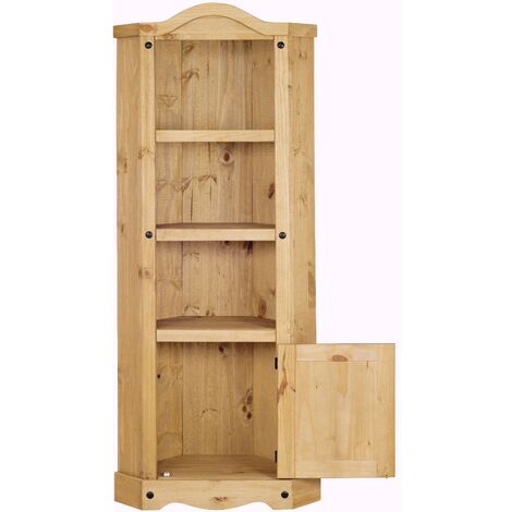 Corona Corner Display Unit - Mexican Solid Pine