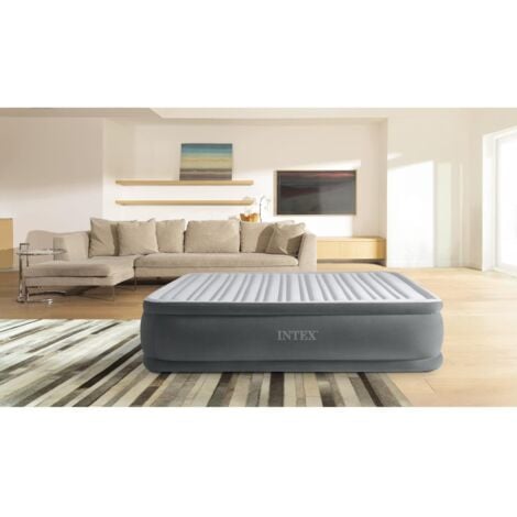 Intex 64414 Materasso Comfort Plush Fiber Tech Gonfiabile 152x203x46 cm
