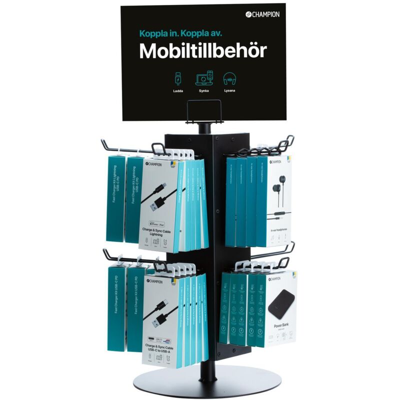 Table rotative pour stand de magasin