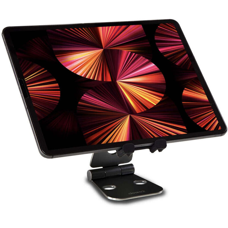 Desire2 support de bureau double articulation tablettes et mobile noir