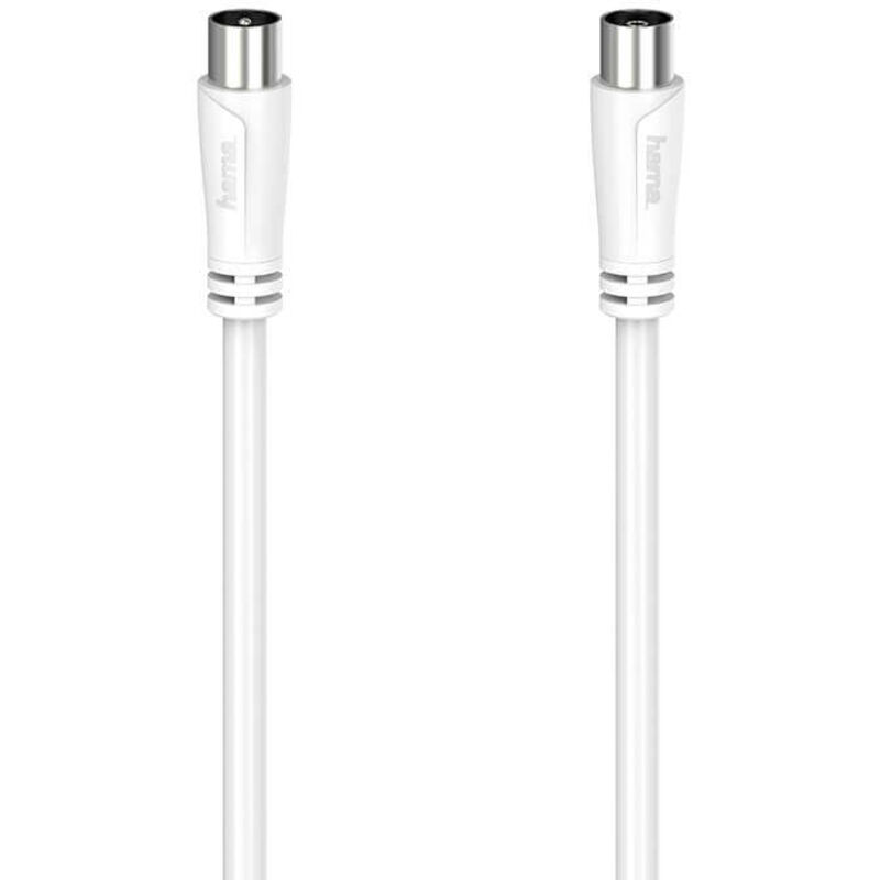 HAMA Câble Antenne 90dB Blanc 10,0m