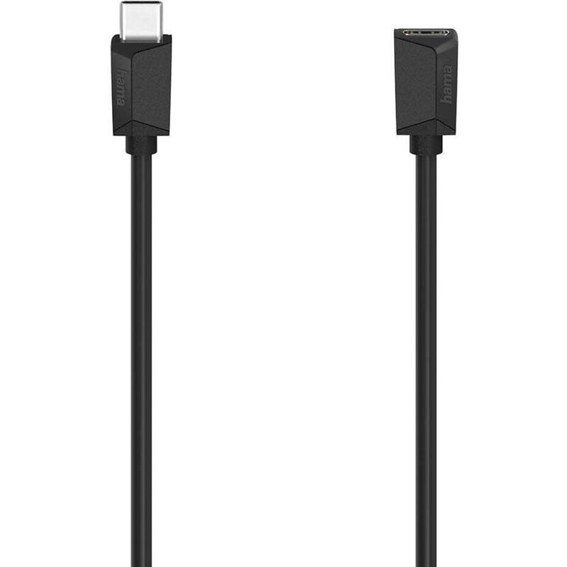 Hama cable dextension usb c noir 05 m