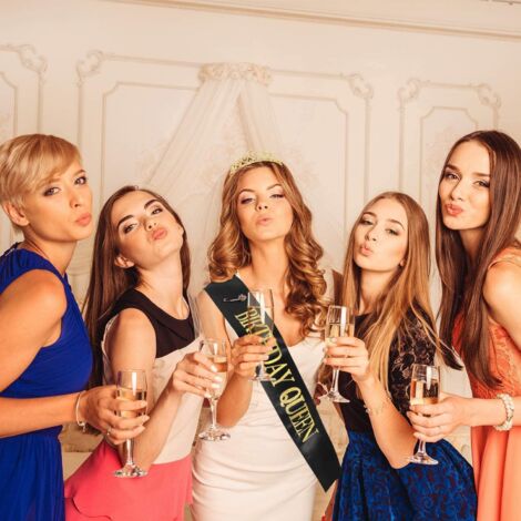 Ruban birthday queen - noir