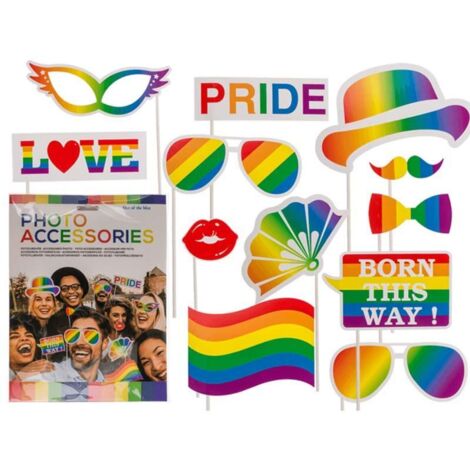 Ensemble de decorations lgbtq - 12 pieces