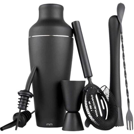 Cocktail shaker set - noir mat