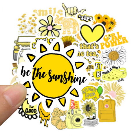 Pack de Stickers - Jaune Mix