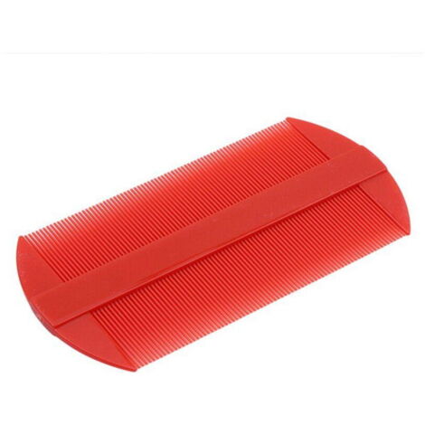 Peigne double face - rouge