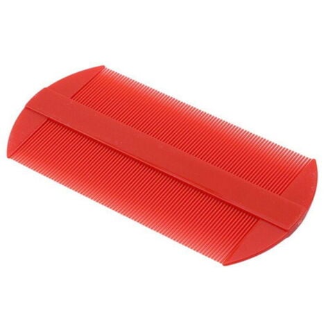 Peigne double face - rouge