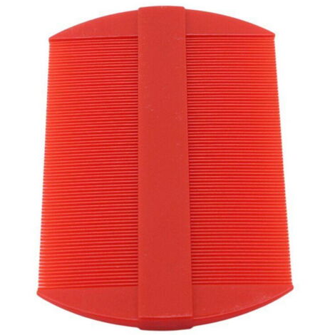 Peigne double face - rouge