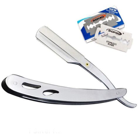 Rasoir a 10 lames - acier inoxydable - argent