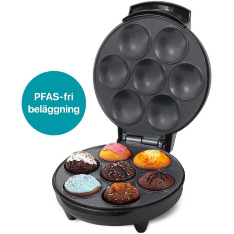 Machine a muffins ceramique 7 muffins 700w mm400 noir